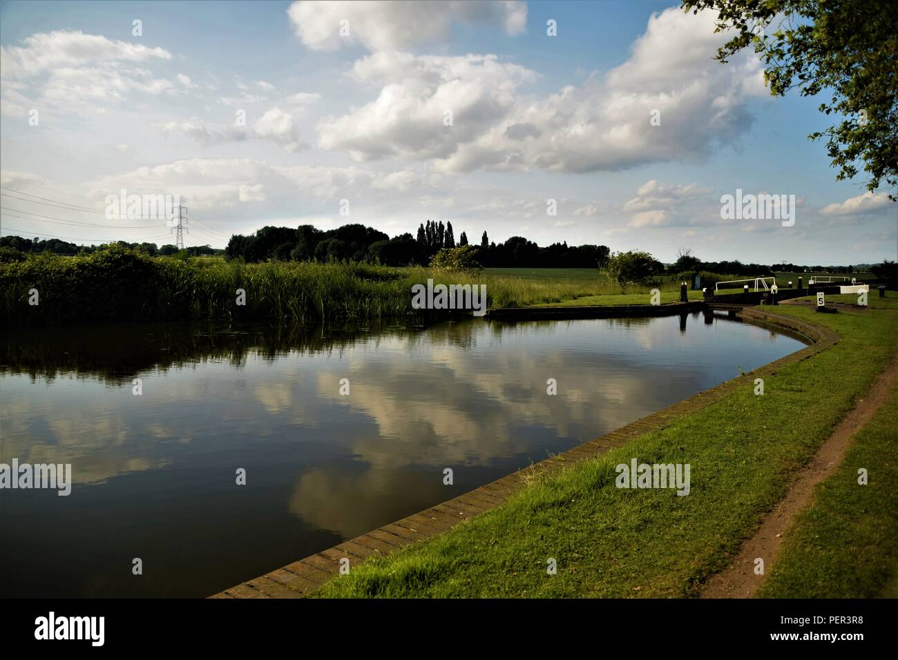British canals network photography in the countryside around Birmingham ...