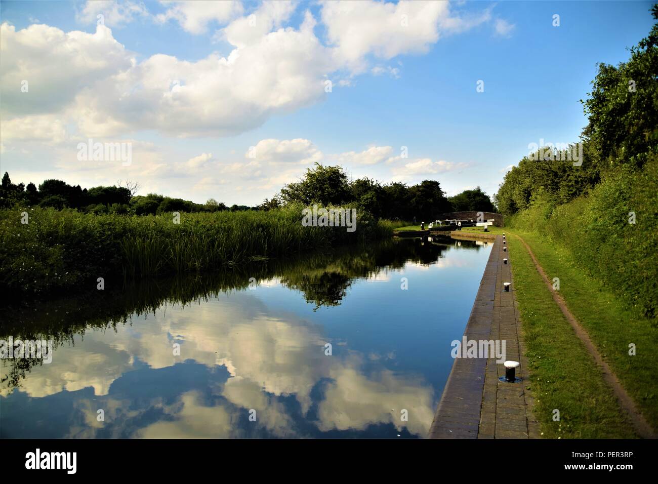 British canals network photography in the countryside around Birmingham ...