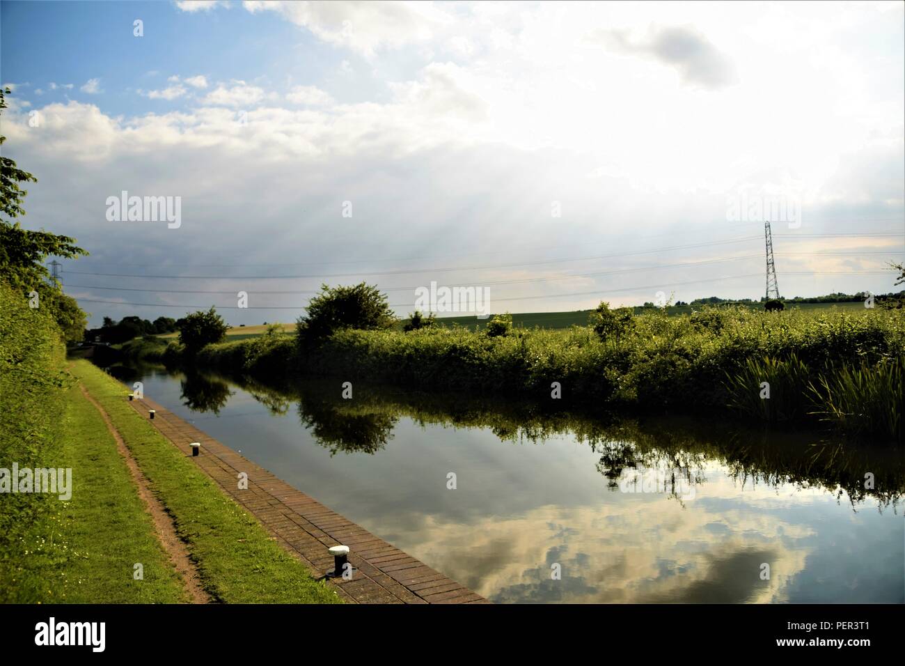 British canals network photography in the countryside around Birmingham ...