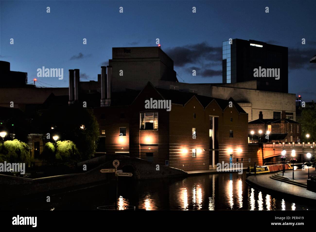 Birmingham uk night hi-res stock photography and images - Alamy