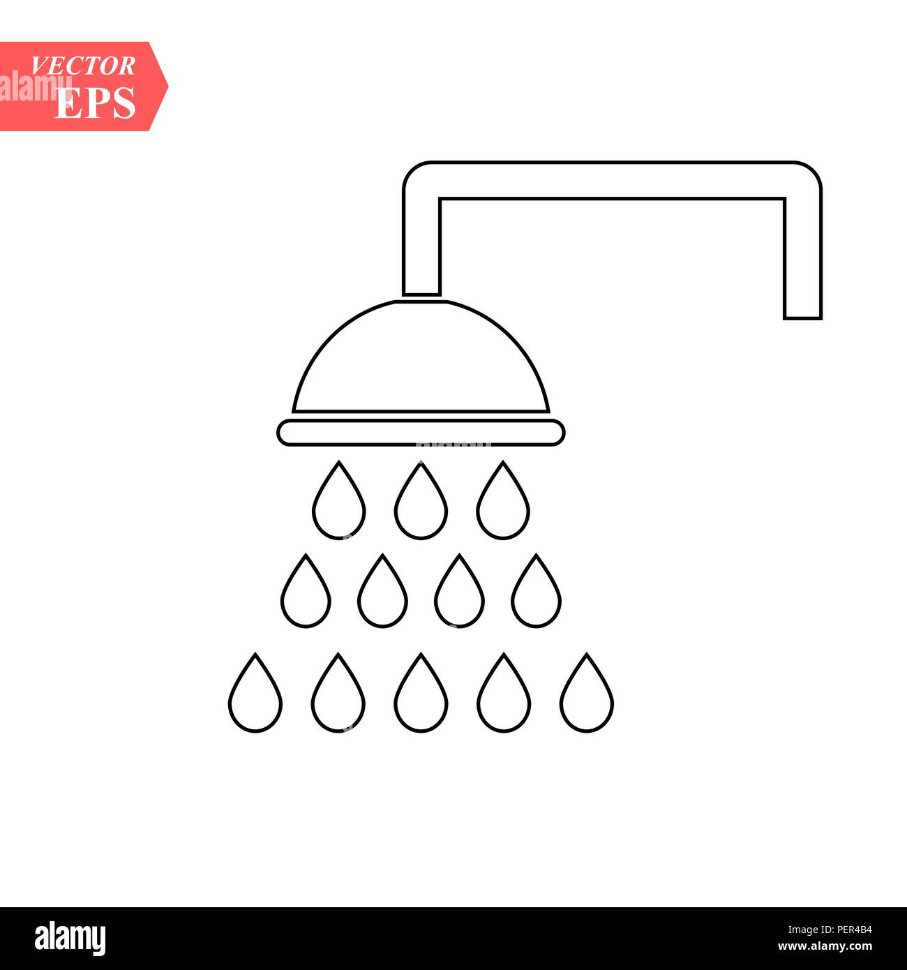 Showerheads Stock Vector Images - Alamy