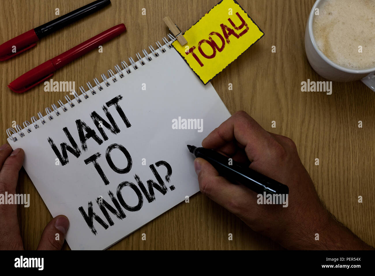 Handwriting text writing Want To Know question. Concept meaning Request ...