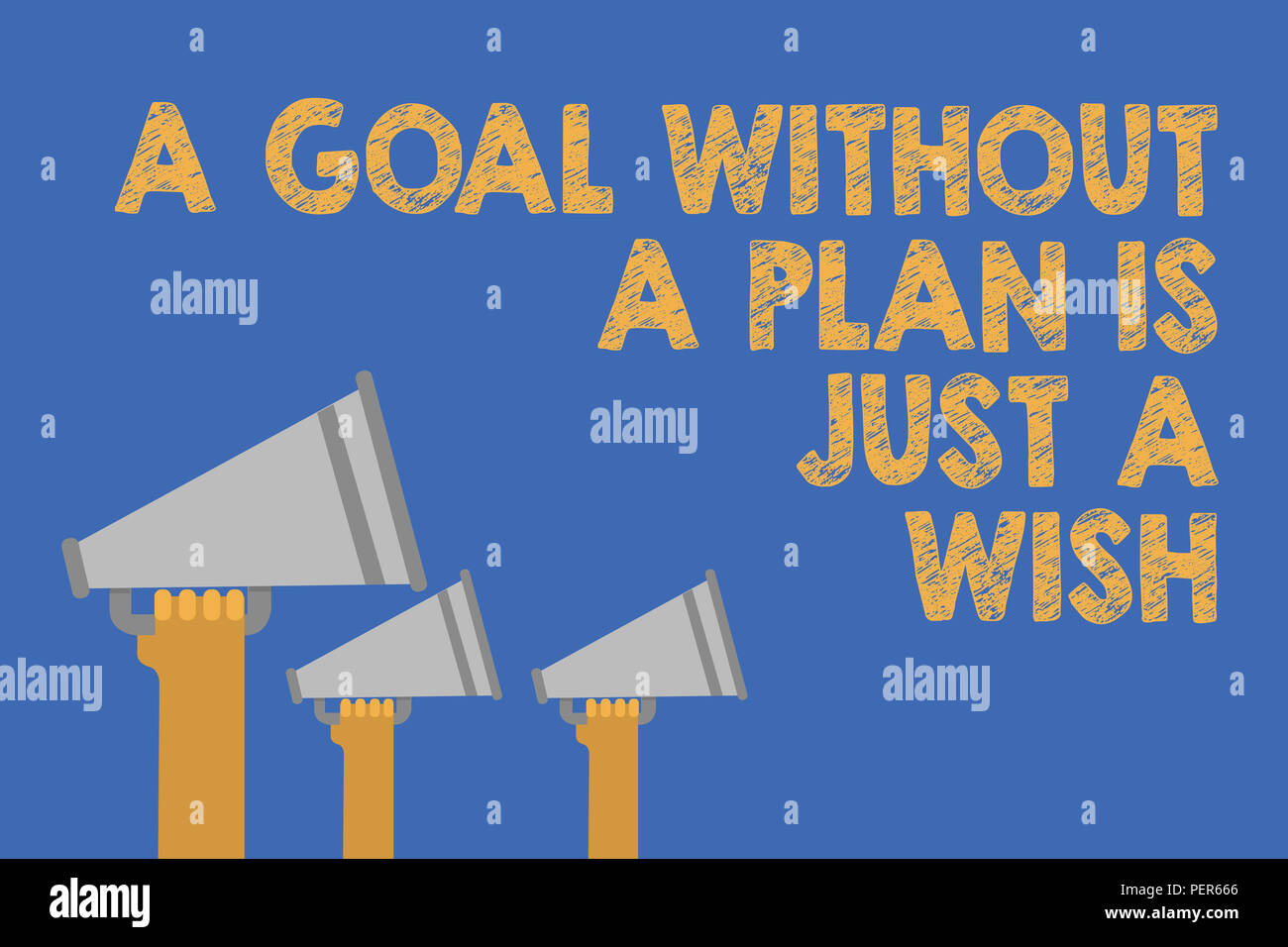 Writing note showing A Goal Without A Plan Is Just A Wish. Business ...