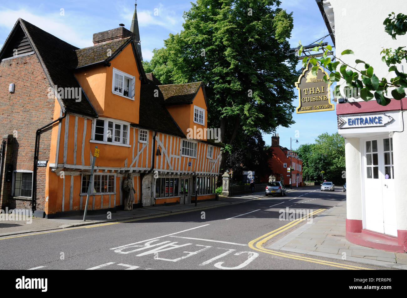 St Nicholas Hall and Old Vergers House, Hertford, Hertfordshire. the ...