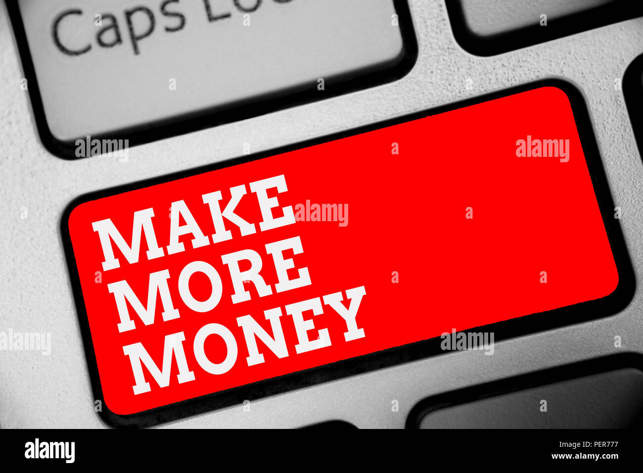 Word writing text Make More Money. Business concept for Increase your ...