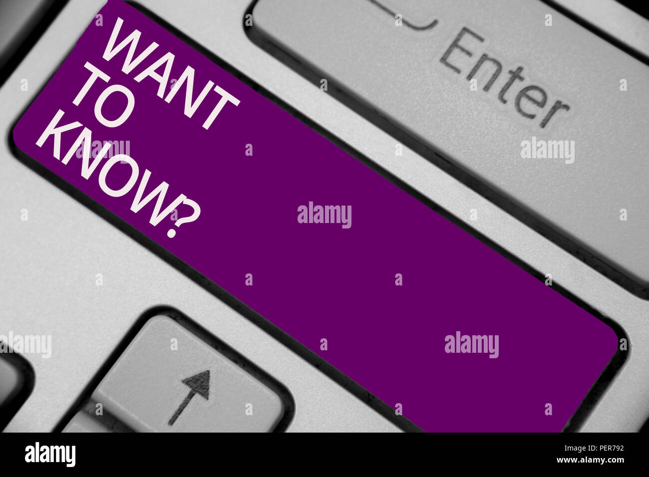 Text sign showing Want To Know question. Conceptual photo Request for ...