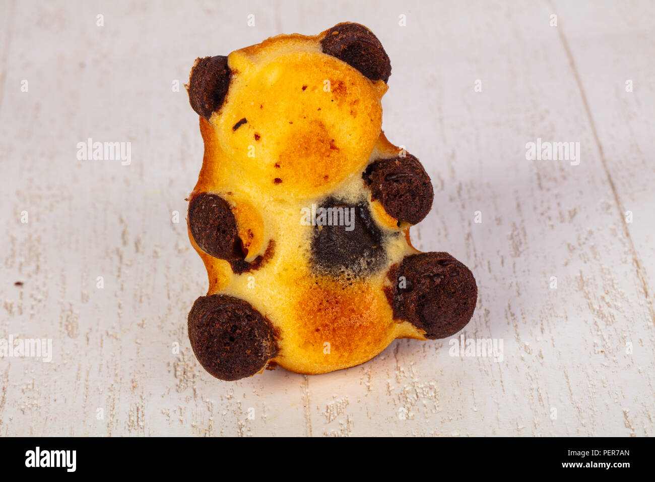 Tasty sponge cake Bear kids Stock Photo - Alamy