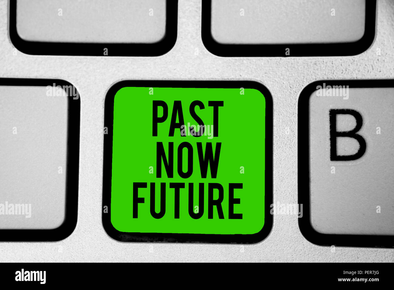 Word writing text Past Now Future. Business concept for Last time ...
