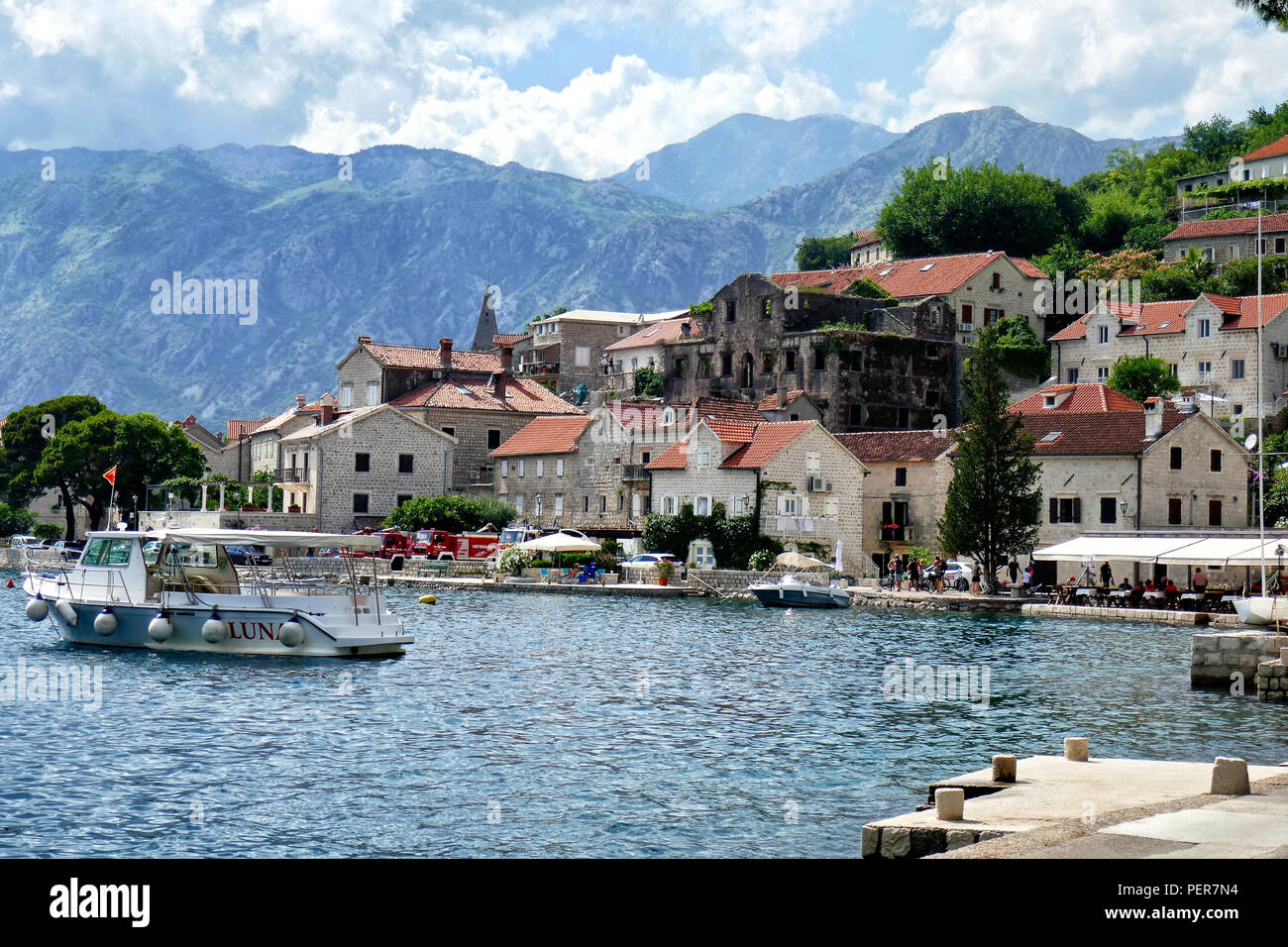 Pretty Village of Perast on the Boka, Montenegro Stock Photo - Alamy