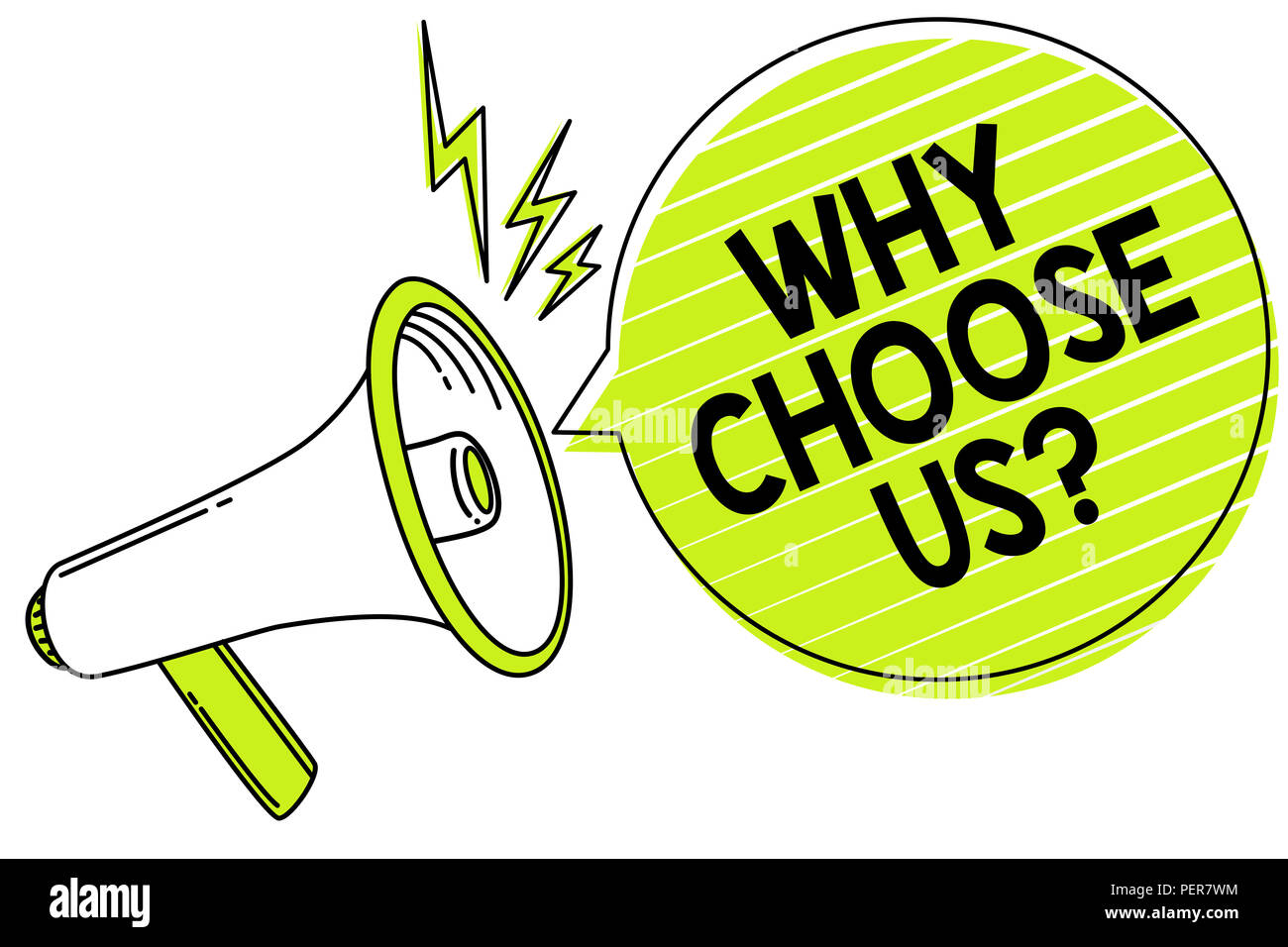 Conceptual hand writing showing Why Choose Us question. Business photo ... Conceptual hand writing showing Why Choose Us question. Business photo ...