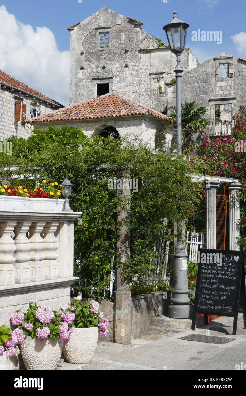 Village of Perast, Bay of Kotor, Montenegro- a pretty and quiet place ...