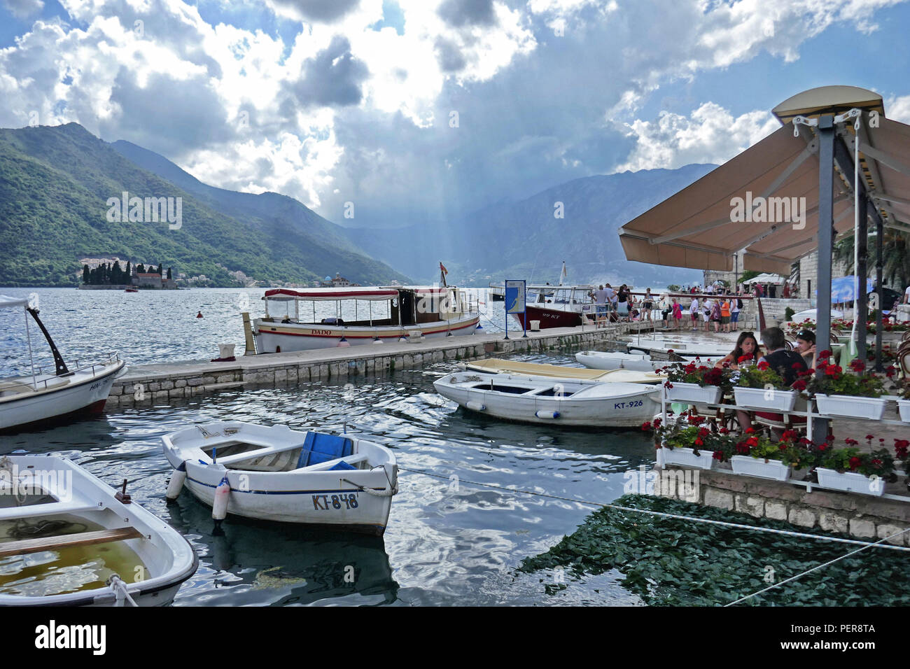 Pretty Village of Perast on the Boka, Montenegro Stock Photo - Alamy