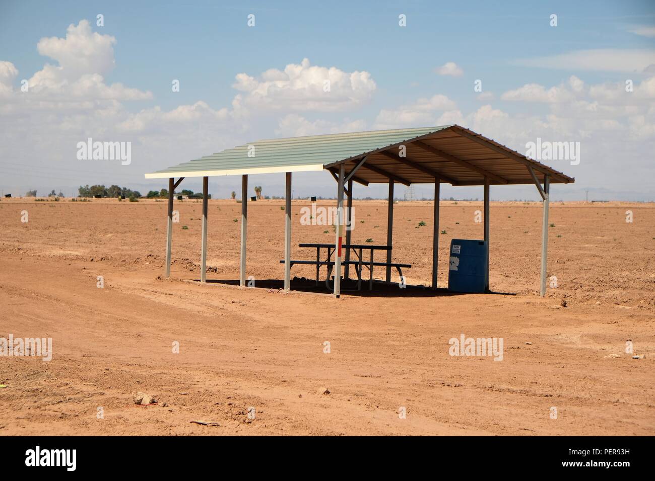 Permanent structure to provide shade and a place to sit for farm ...