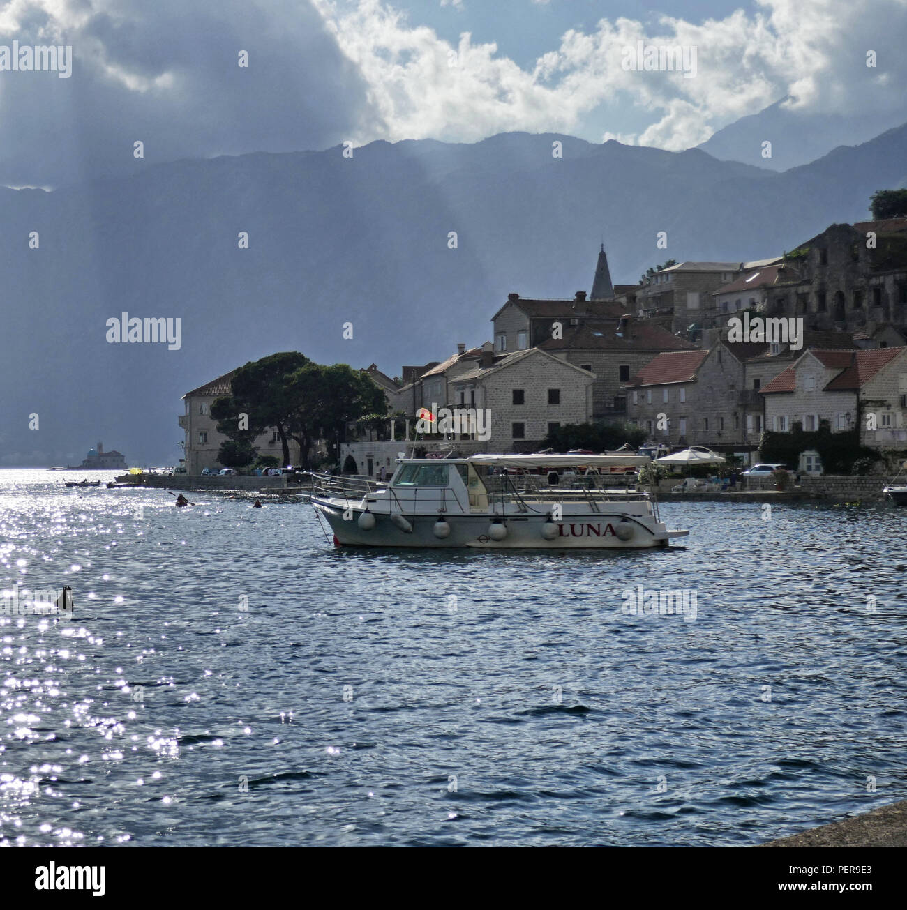 Pretty Village of Perast on the Boka, Montenegro Stock Photo - Alamy