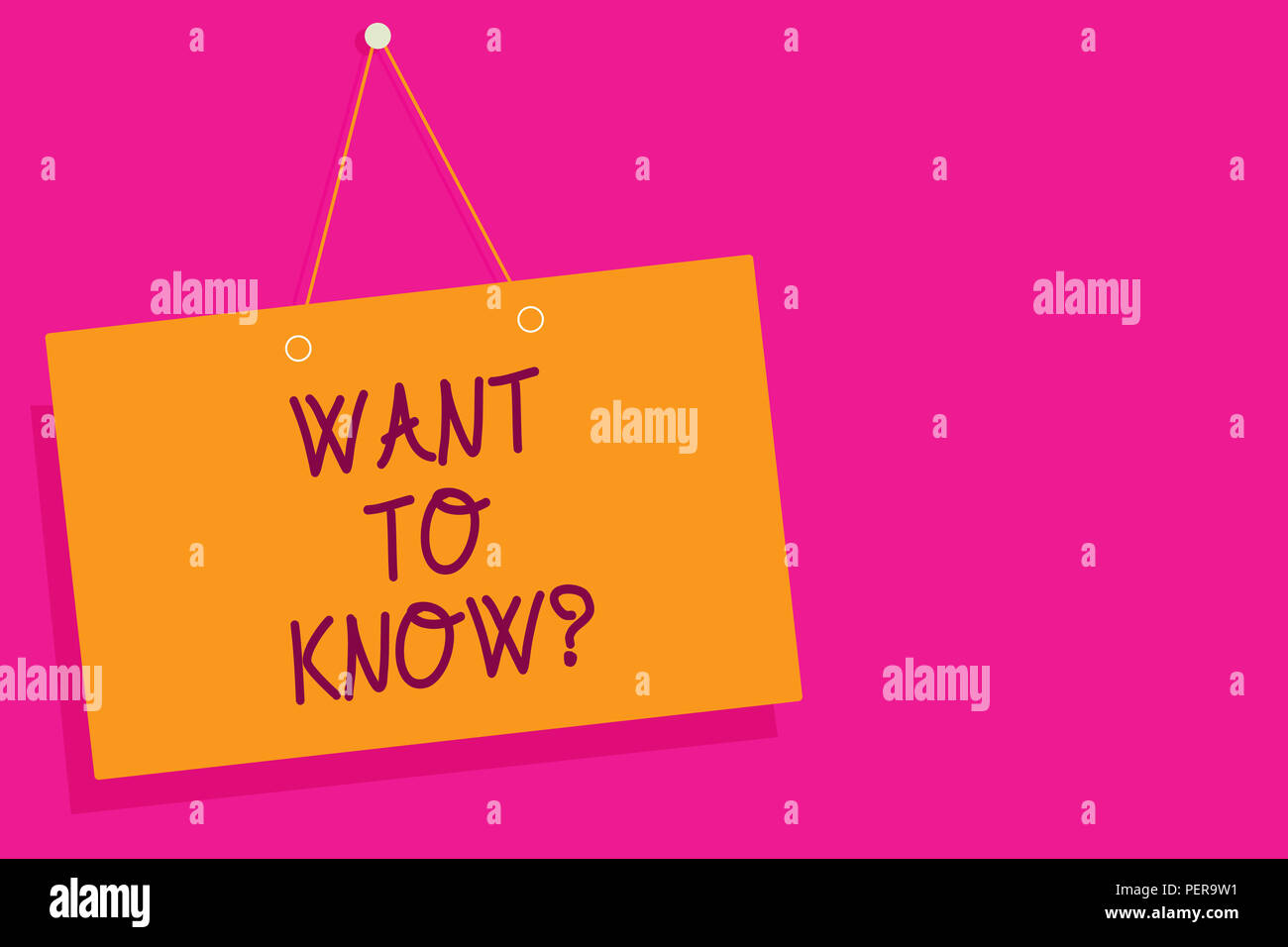 Word writing text Want To Know question. Business concept for Request ...