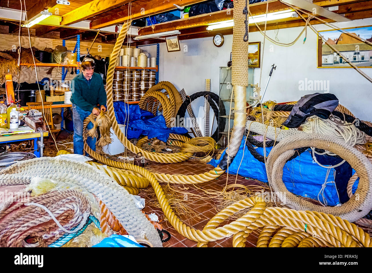 The centuries old techniques and craftsmanship of Rope Making on ...