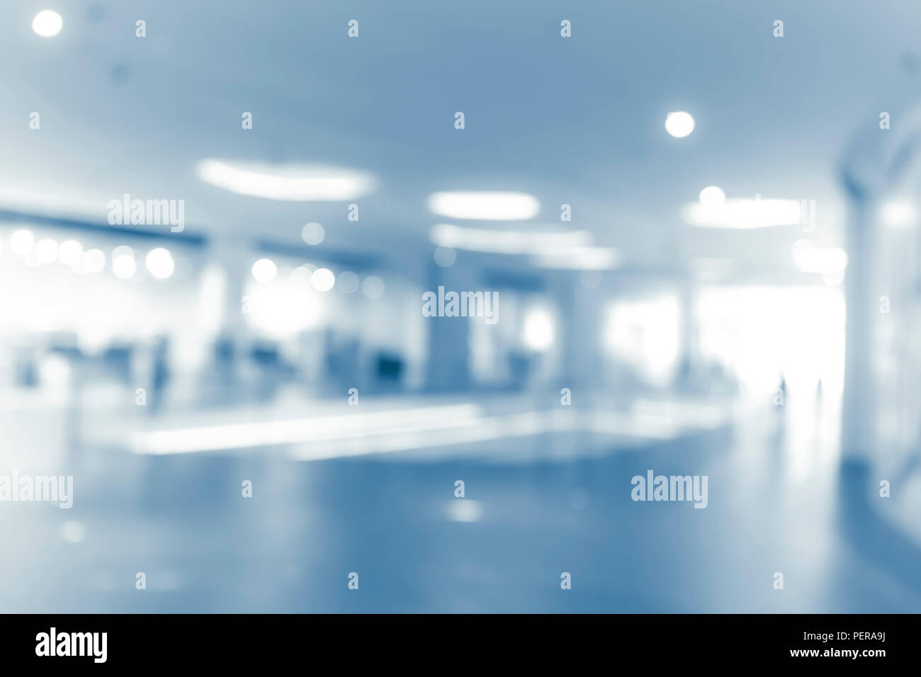 Abstract blur shopping mall interior and retail store for background in ...