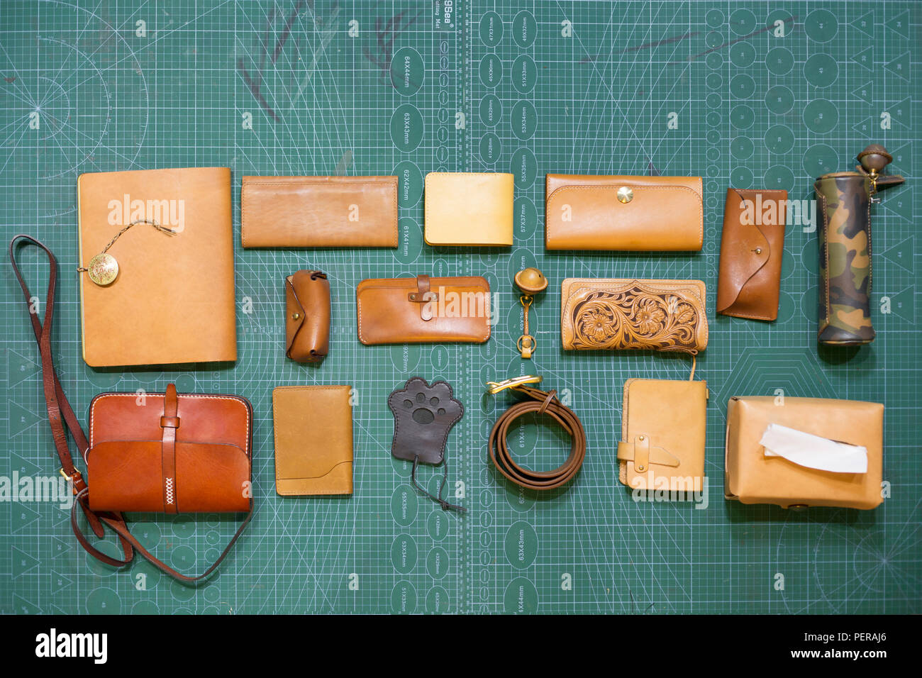 Leather crafts hi-res stock photography and images - Alamy