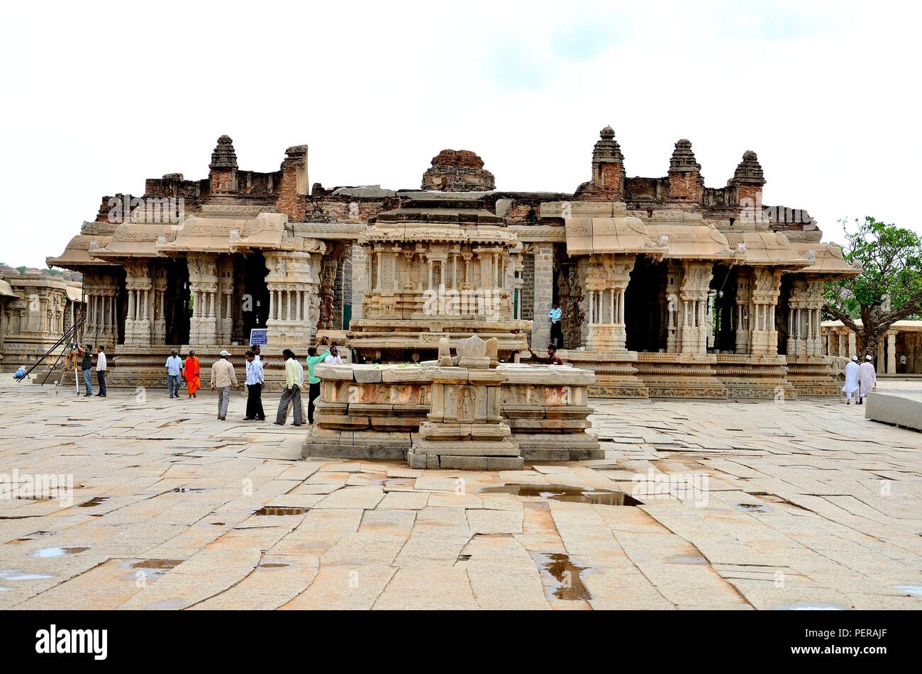 Musical pillars, Vitthala Temple Complex, Hampi, Karnataka, India Stock ...