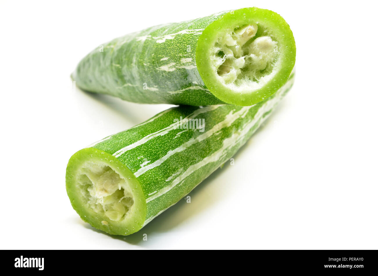 Snake gourd natural Cut Out Stock Images & Pictures - Alamy