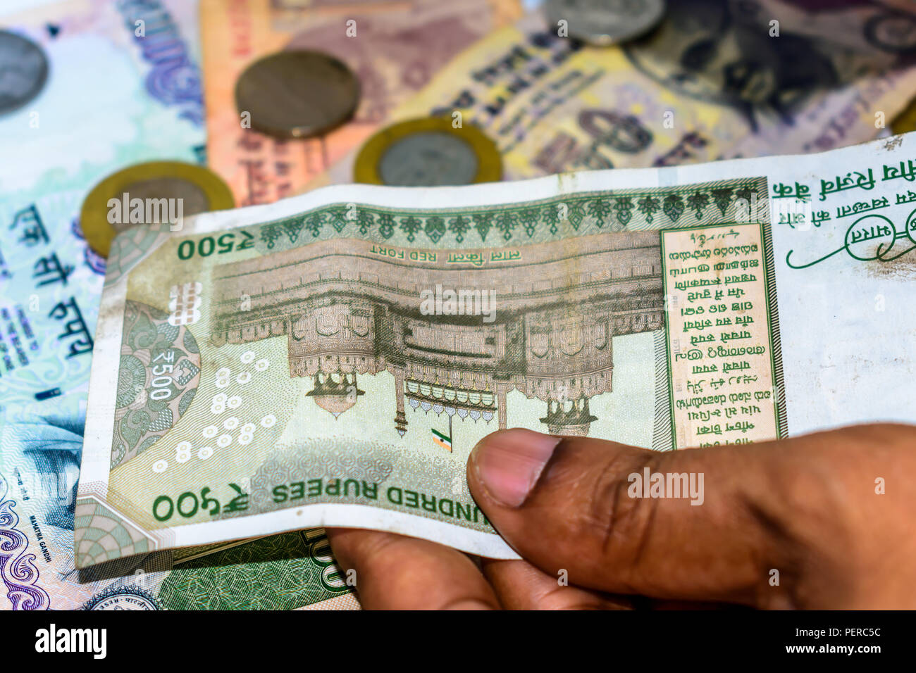 Indian bank cashier hi-res stock photography and images - Alamy