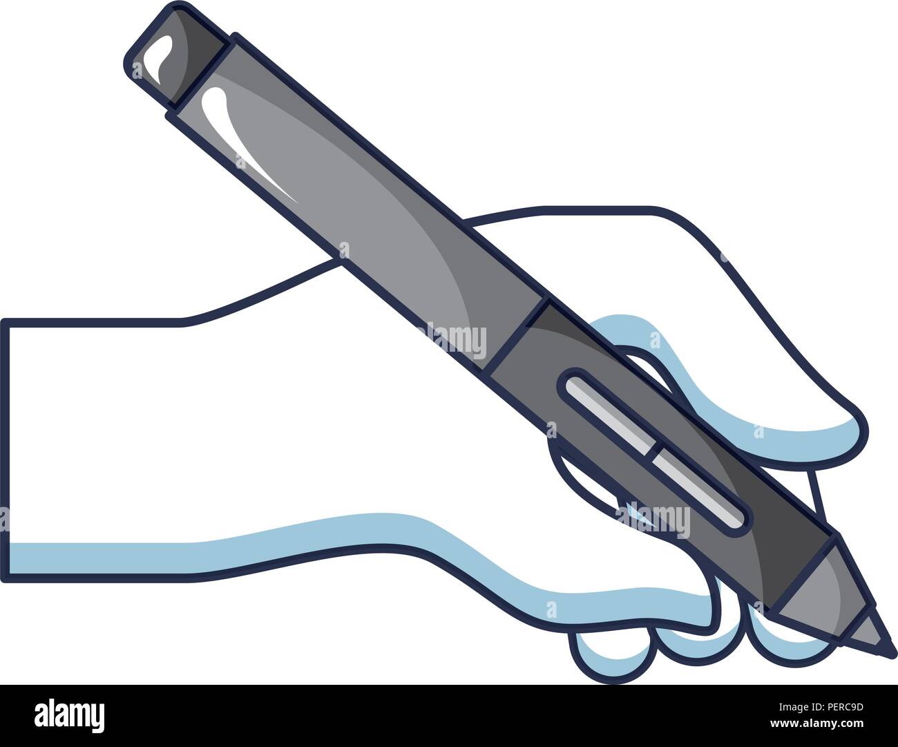 hand with pen ink write icon Stock Vector Image & Art - Alamy