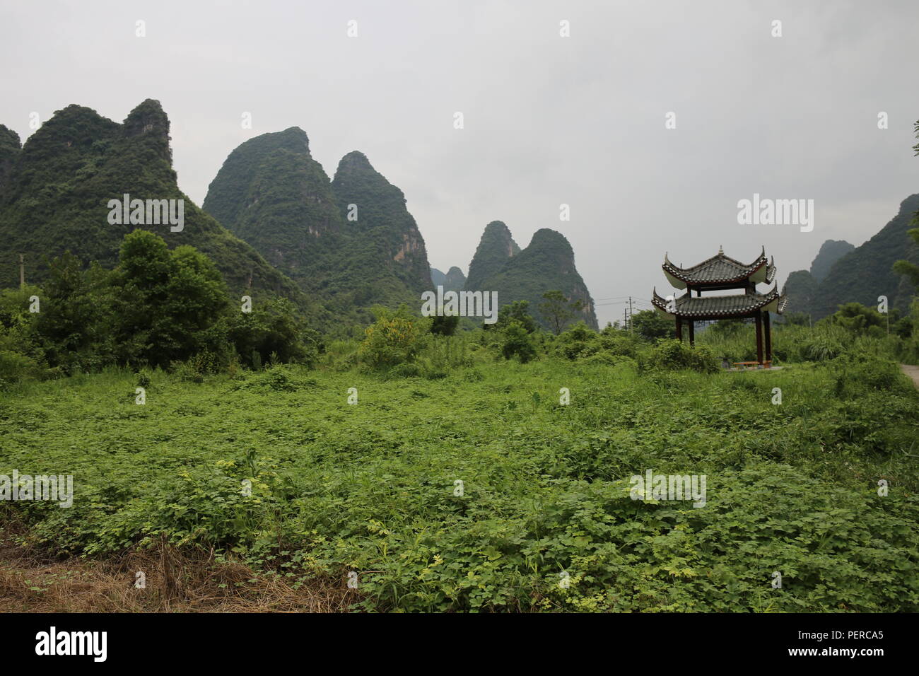 Beautiful Landscape in Yangshuo, China Stock Photo - Alamy
