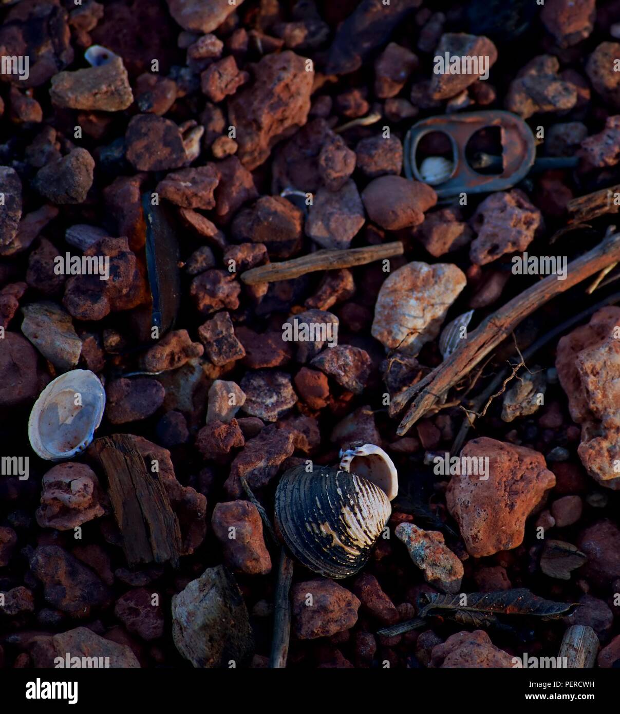 Beach rocks red earth hi-res stock photography and images - Alamy