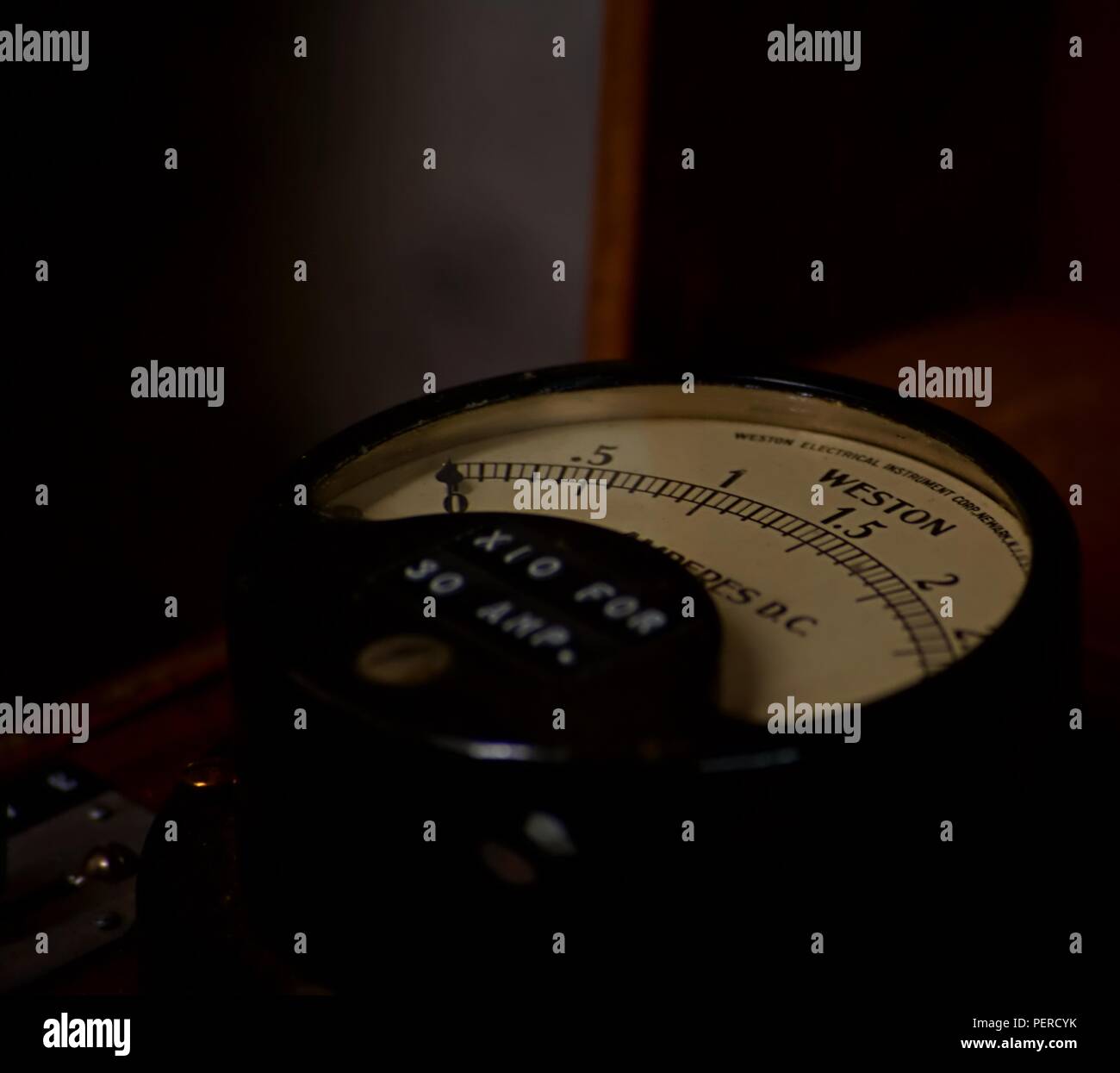 Old Pressure Gauge Stock Photo - Alamy