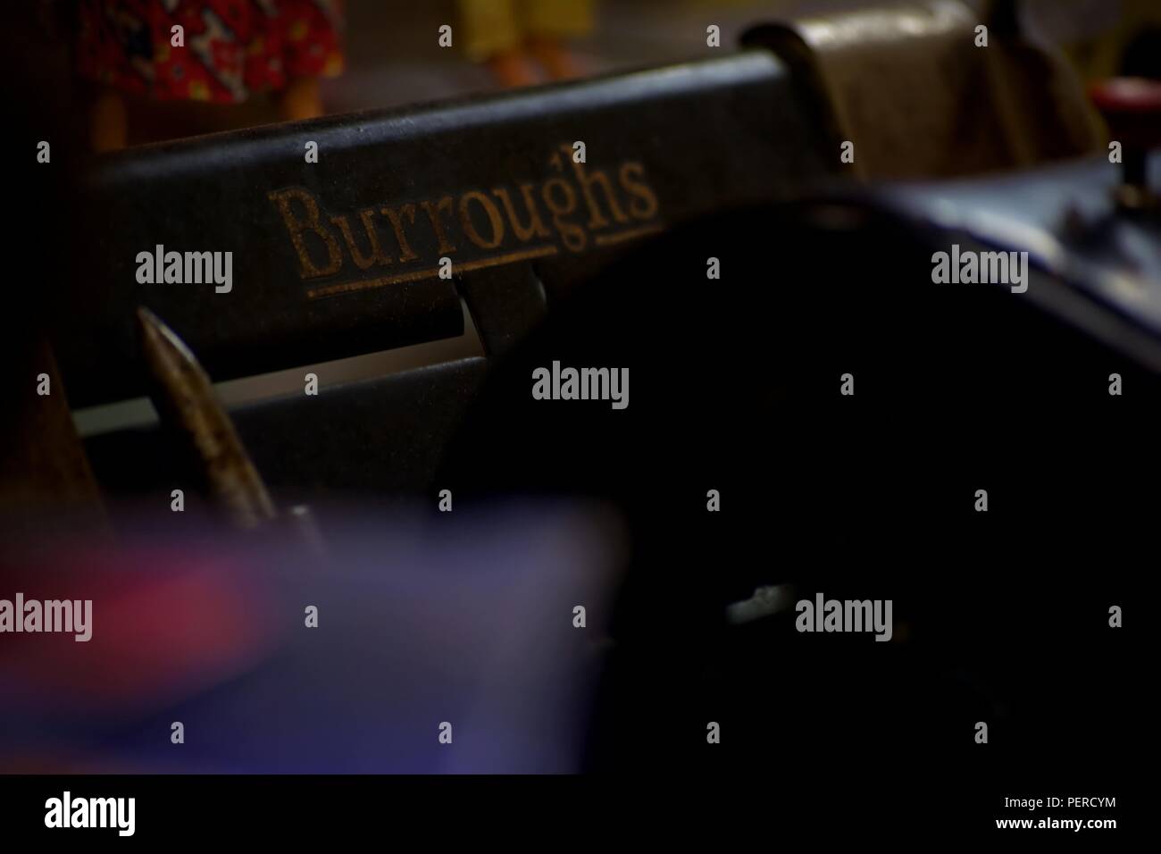 Top of Old Typewriter Stock Photo - Alamy