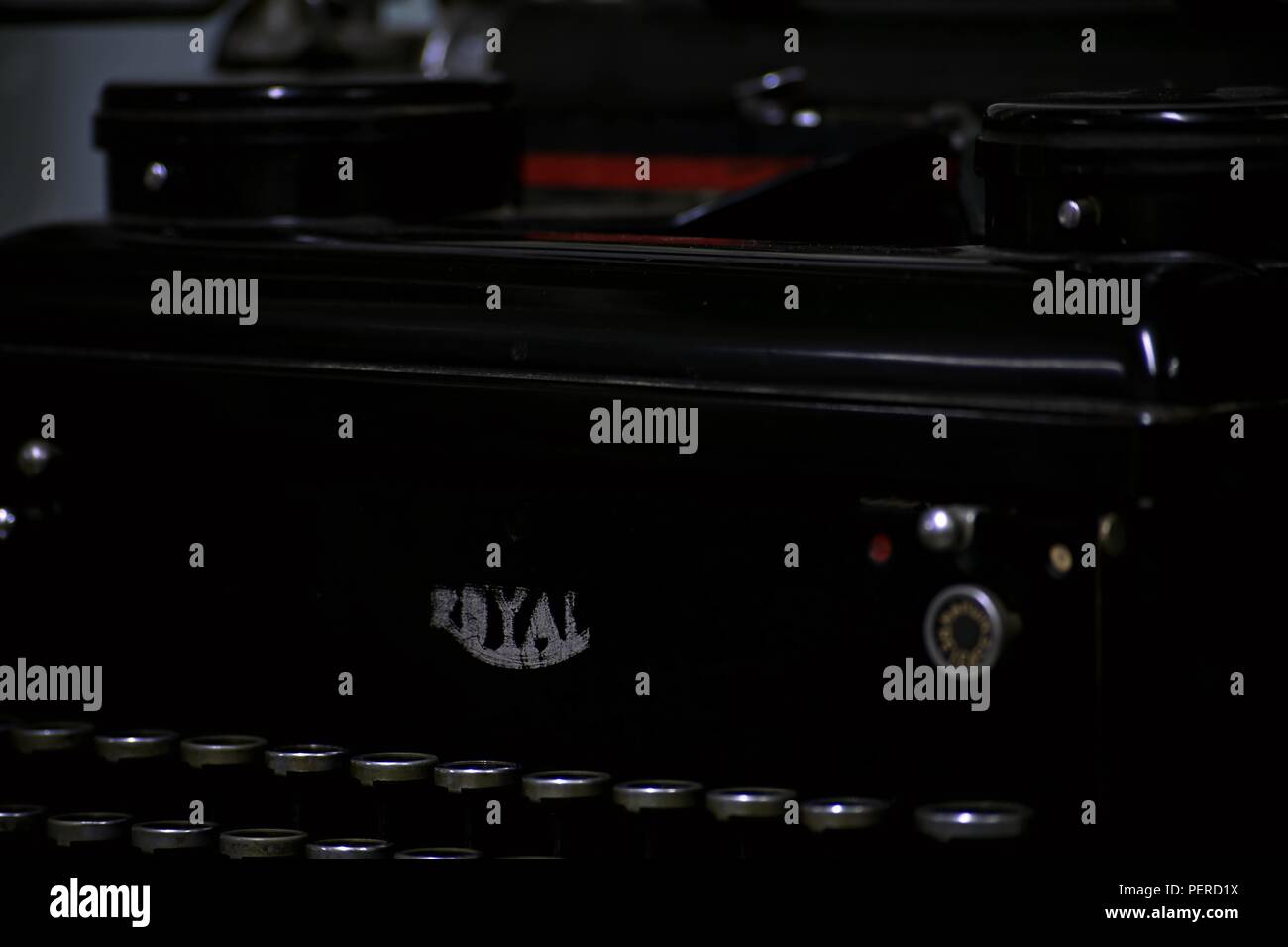 Antique Royal Typewriter Stock Photo - Alamy