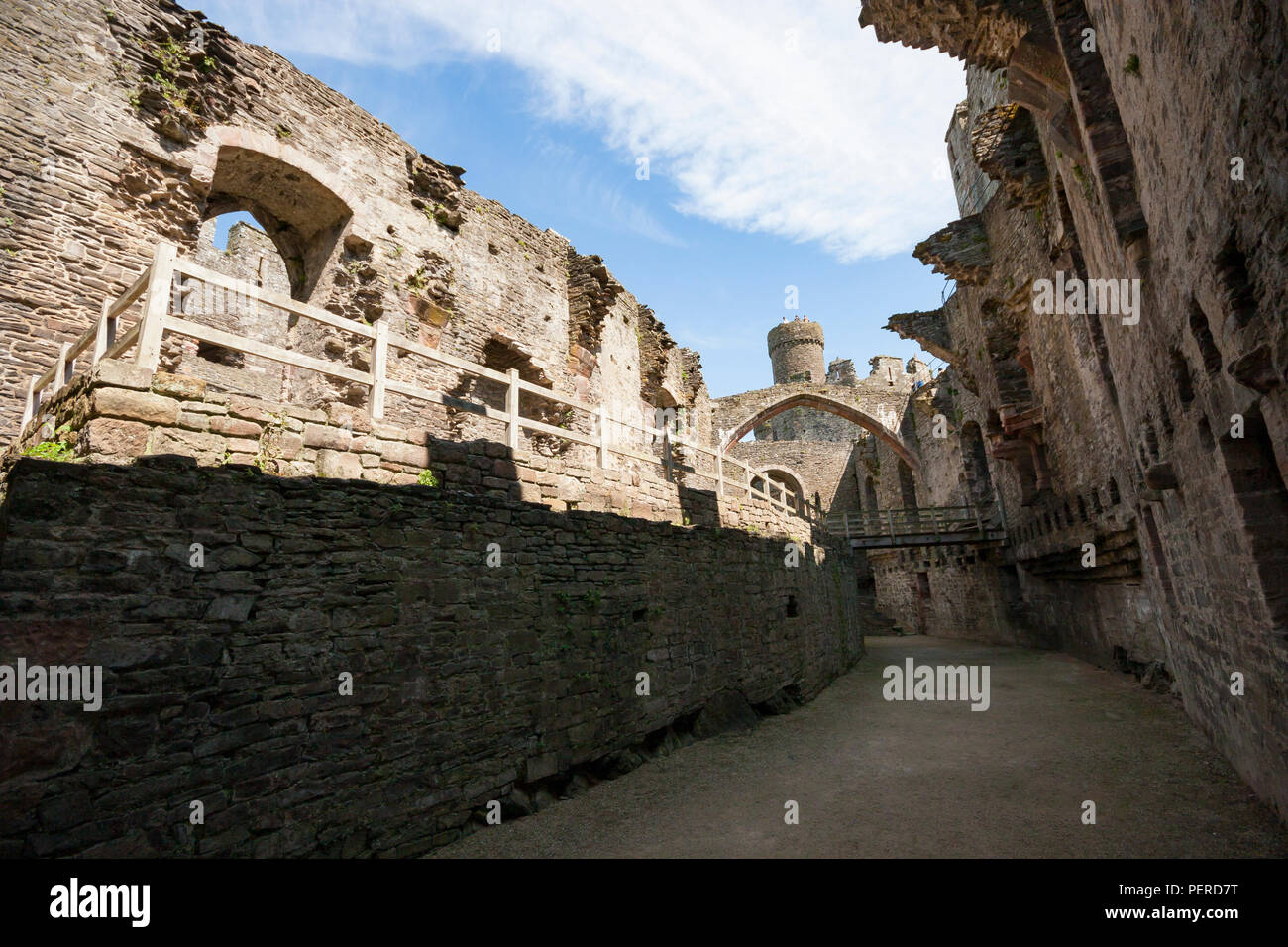 Conwy Castle in Wales, Great Britain Stock Photo - Alamy