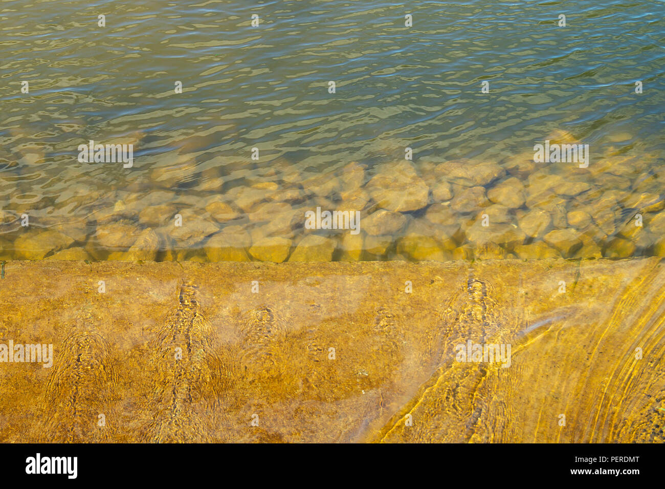 Sunlight in water texture hi-res stock photography and images - Alamy