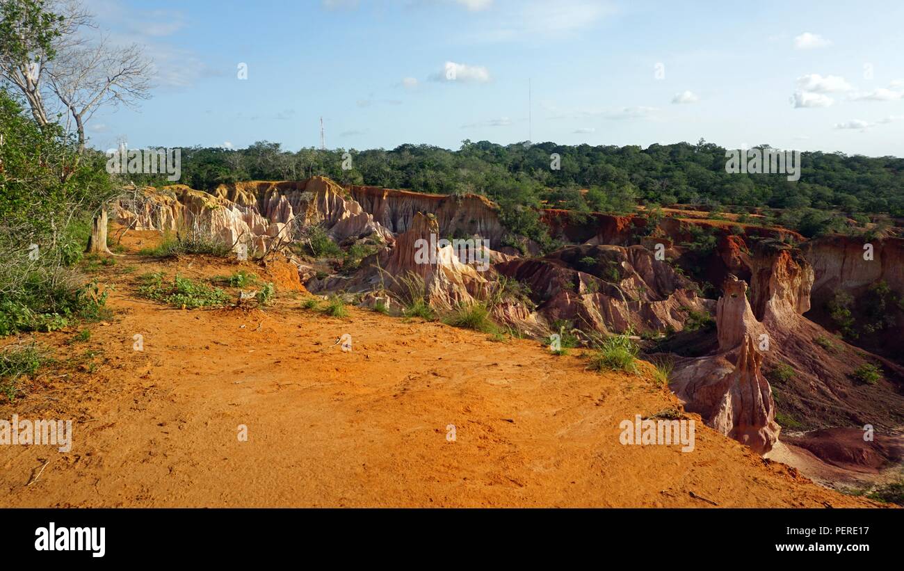 Hells Kitchen Canyon of Marafa in Keyna Stock Photo - Alamy