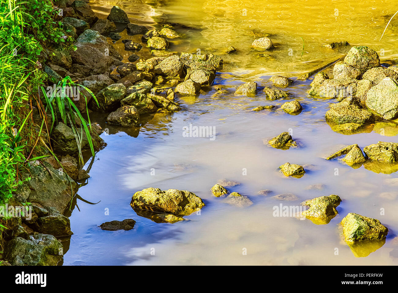 Stones in dry irrigation hi-res stock photography and images - Alamy