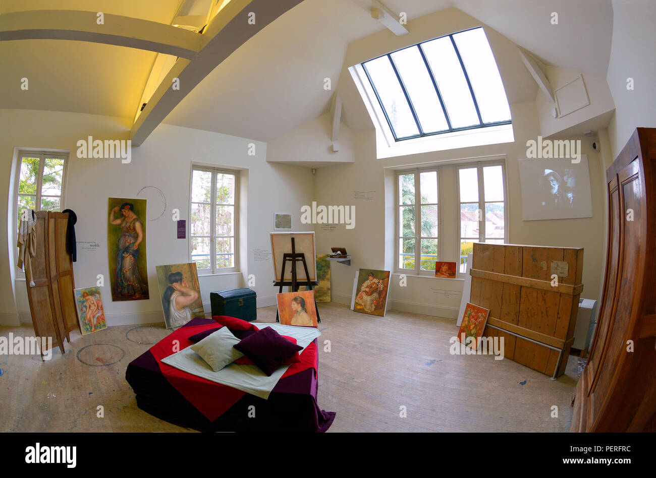 Renoir's studio at Essoyes, France Stock Photo - Alamy