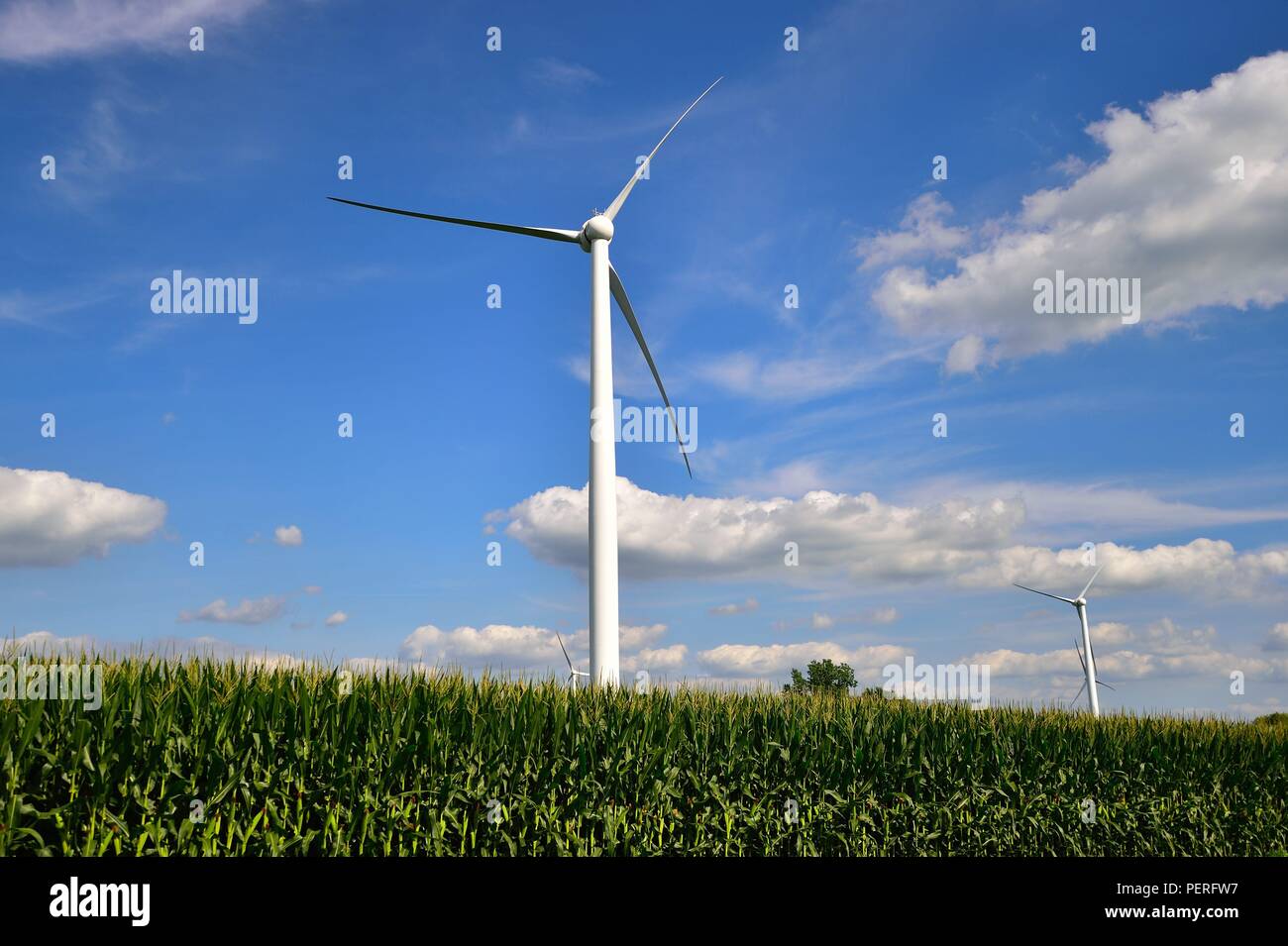 Farm crops wind turbines hi-res stock photography and images - Alamy