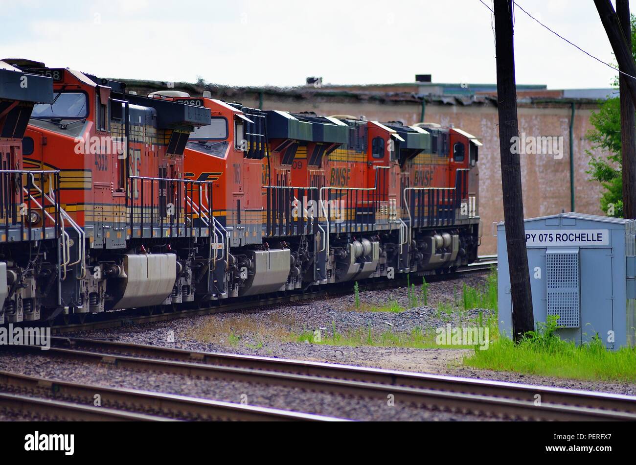 Burlington junction railway hi-res stock photography and images - Alamy