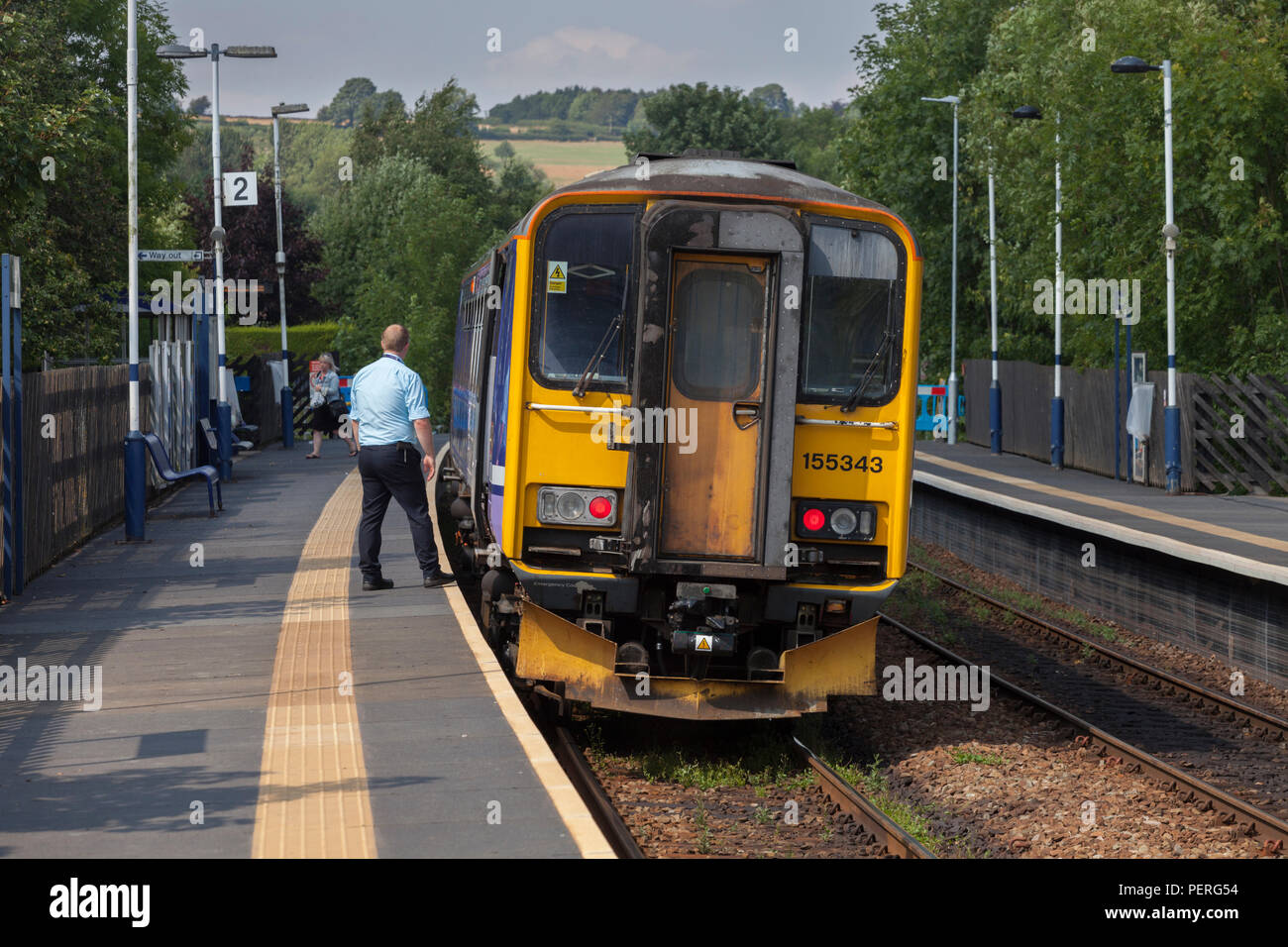 Northern rail conductor hi-res stock photography and images - Alamy