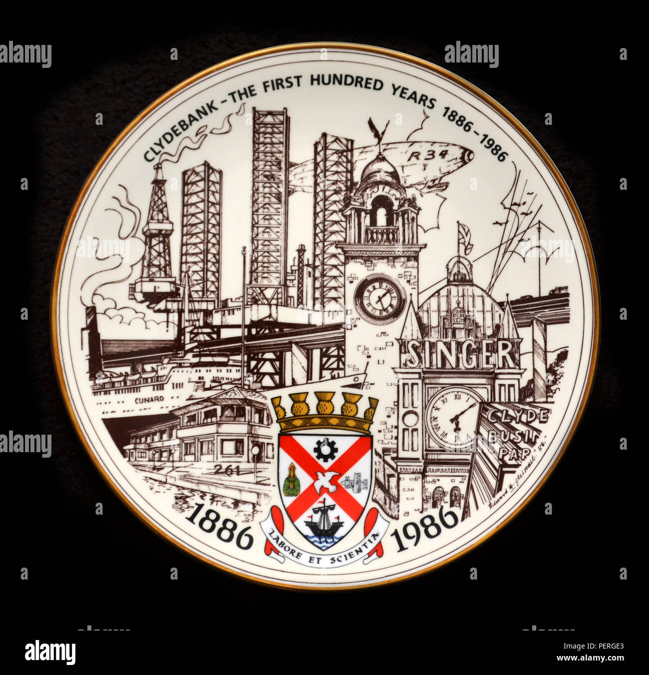 Singer clock hi-res stock photography and images - Alamy