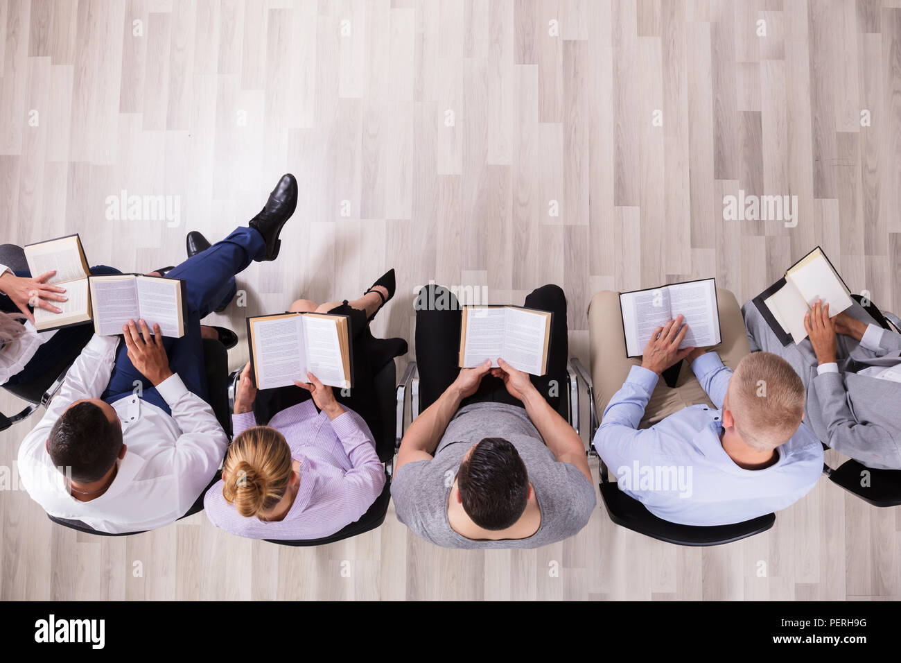 African man reading book top view hi-res stock photography and images ...