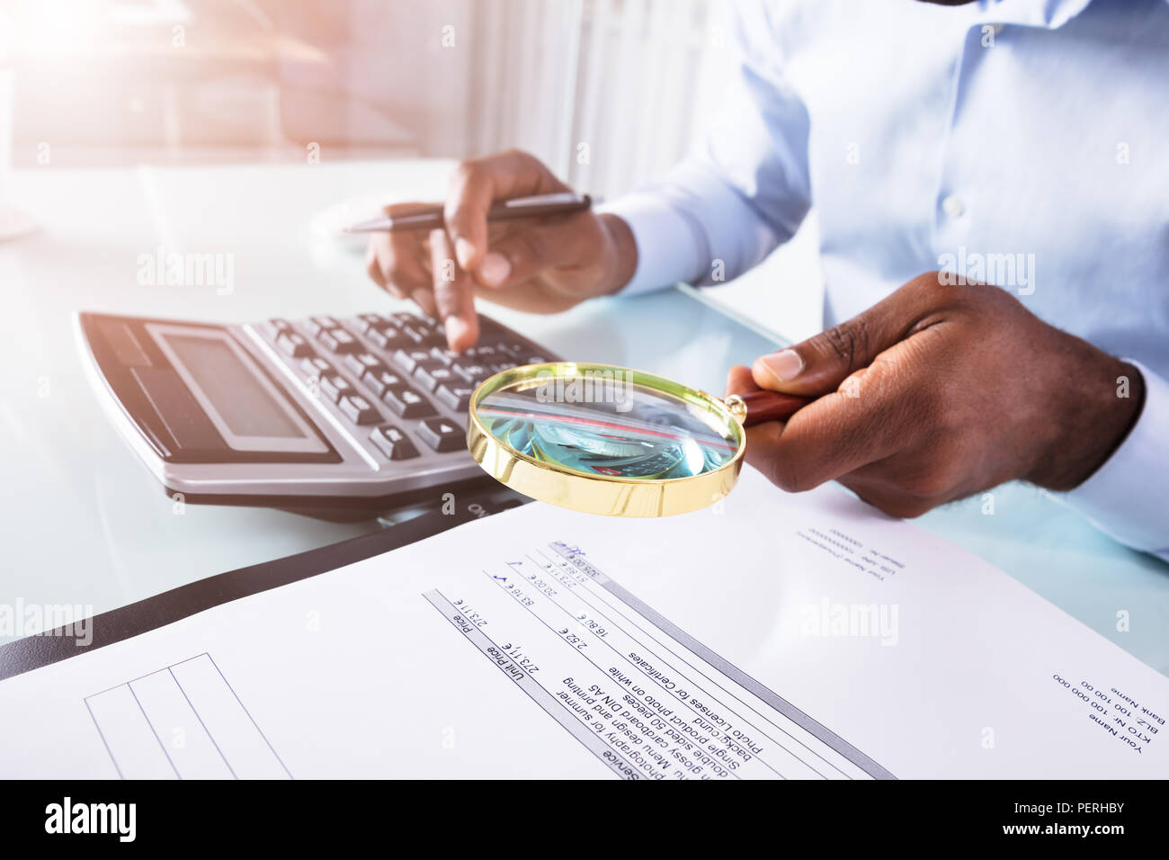 Over invoice hi-res stock photography and images - Alamy