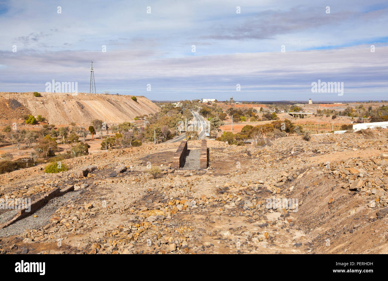 Mine mining broken hill new south wales australia australian outback hi ...