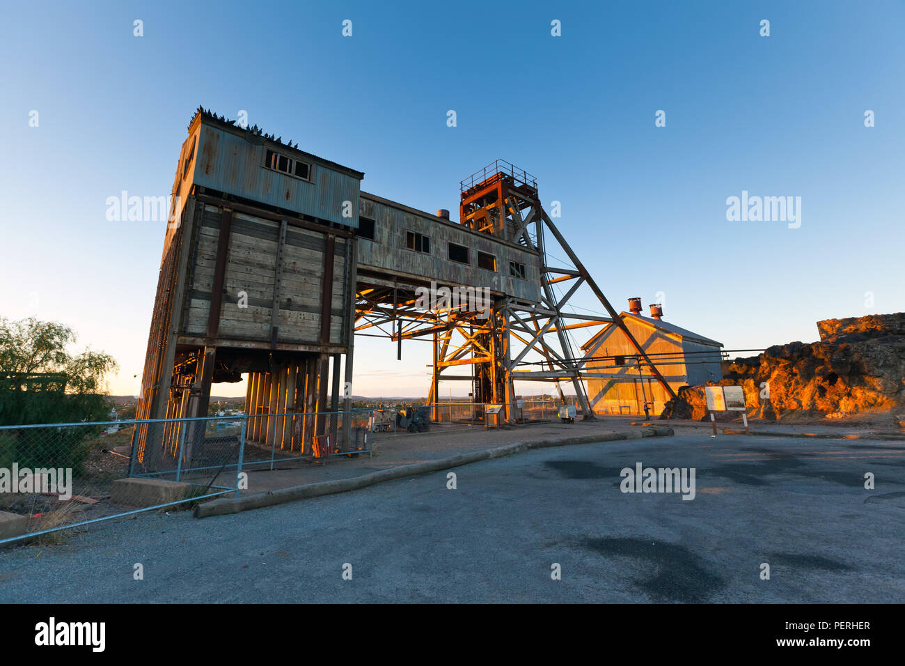 The mining town of Broken Hill in New South Wales Australia Stock Photo ...