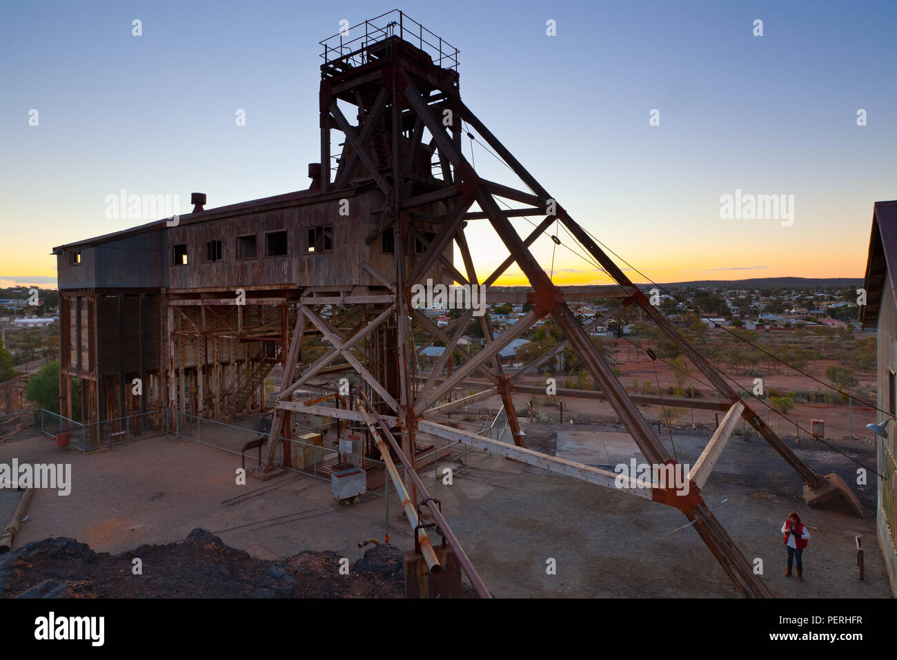 The mining town of Broken Hill in New South Wales Australia Stock Photo ...