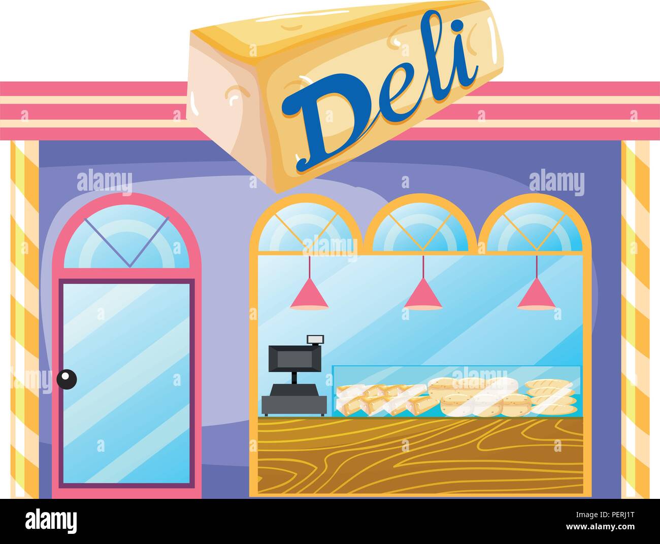 Deli Stock Vector Images - Alamy