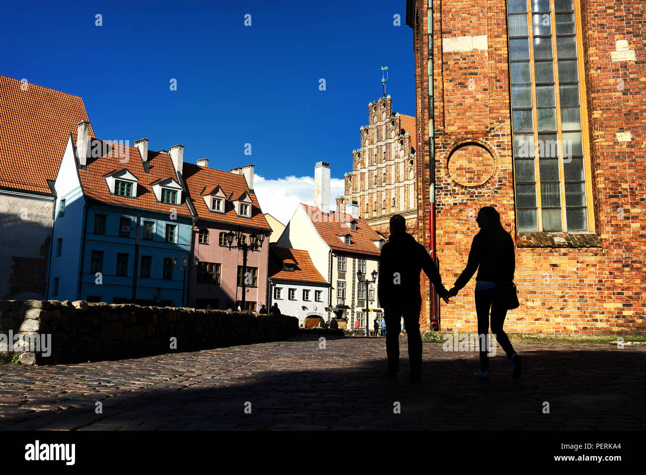 Latvija st peters church hi-res stock photography and images - Alamy