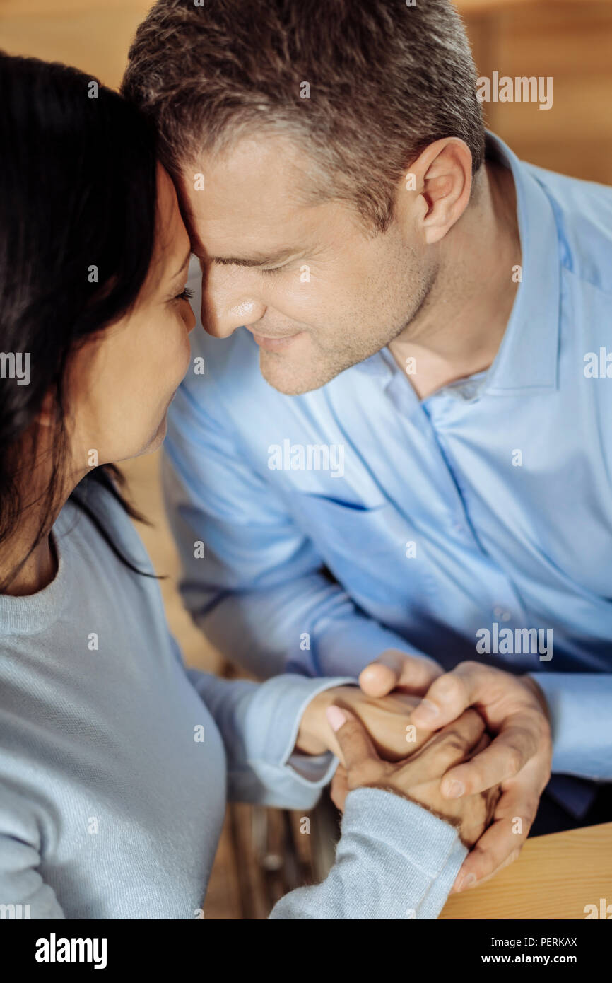 Cute couple expressing feelings Stock Photo - Alamy