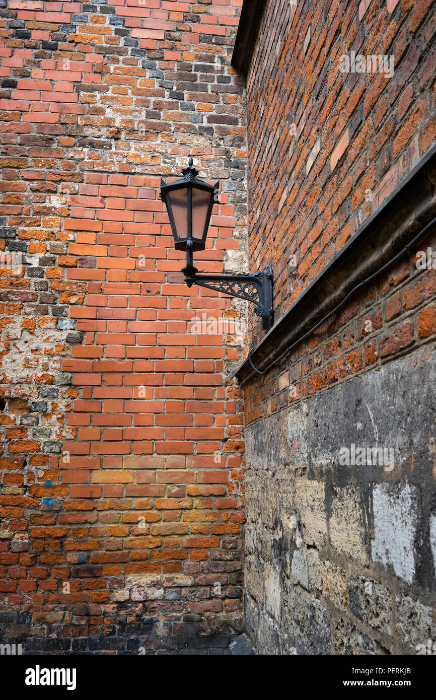 Brick Wall Street Corner