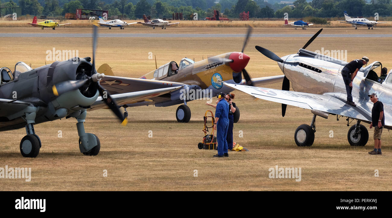 Curtis second world war fighters. American. P75, P40F and P40C Stock ...
